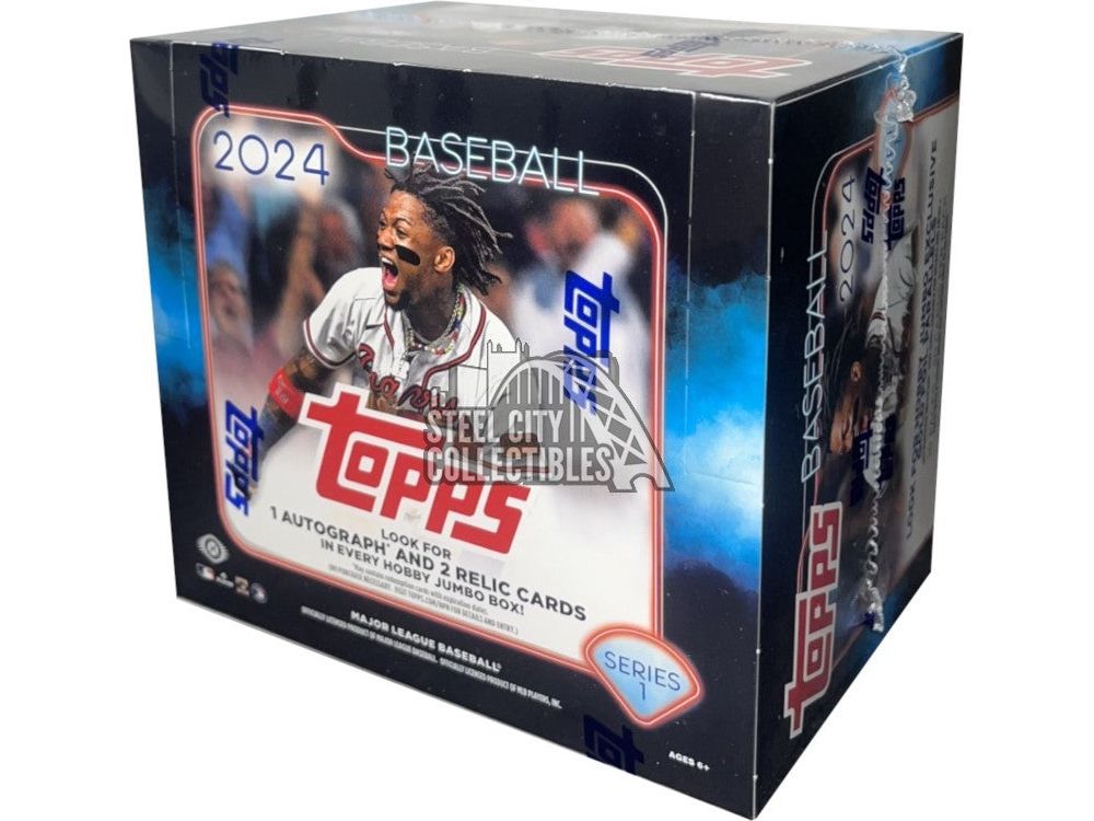 Topps 2024 Baseball Series 1 Jumbo Box — Cardboard Memories Inc.