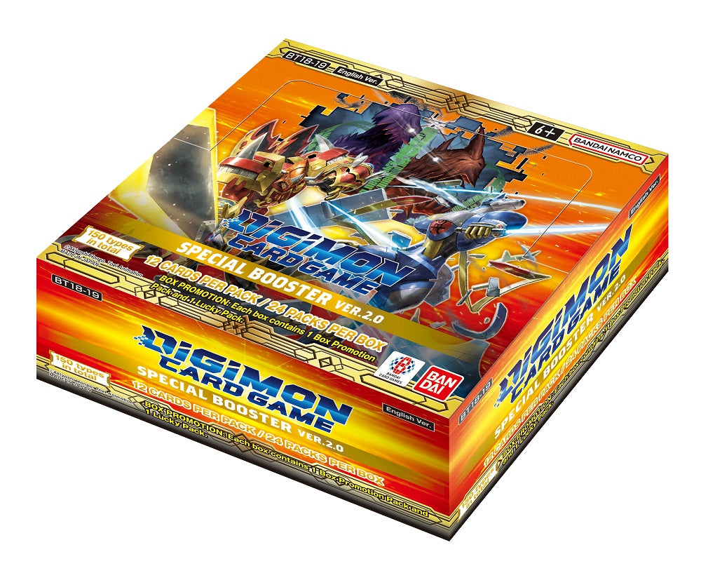 Bandai - Digimon - Special Booster Version 2.0 - Booster Box ...