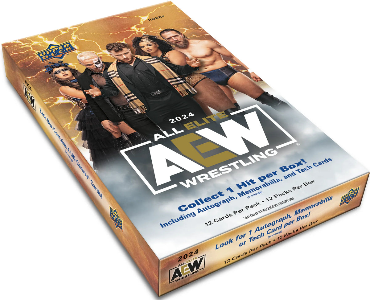 Upper Deck - 2024 - All Elite Wrestling AEW - Hobby Box — Cardboard ...