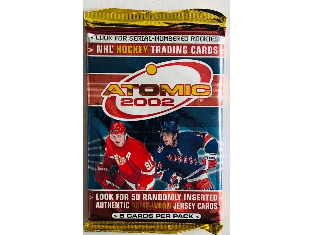Pacific Trading Card Company - 2002 - Hockey - Atomic - Retail Pack ...