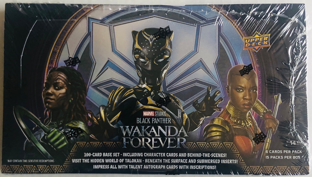 UD - Marvel Studios Black Panther Wakanda Forever Hobby Box — Cardboard ...