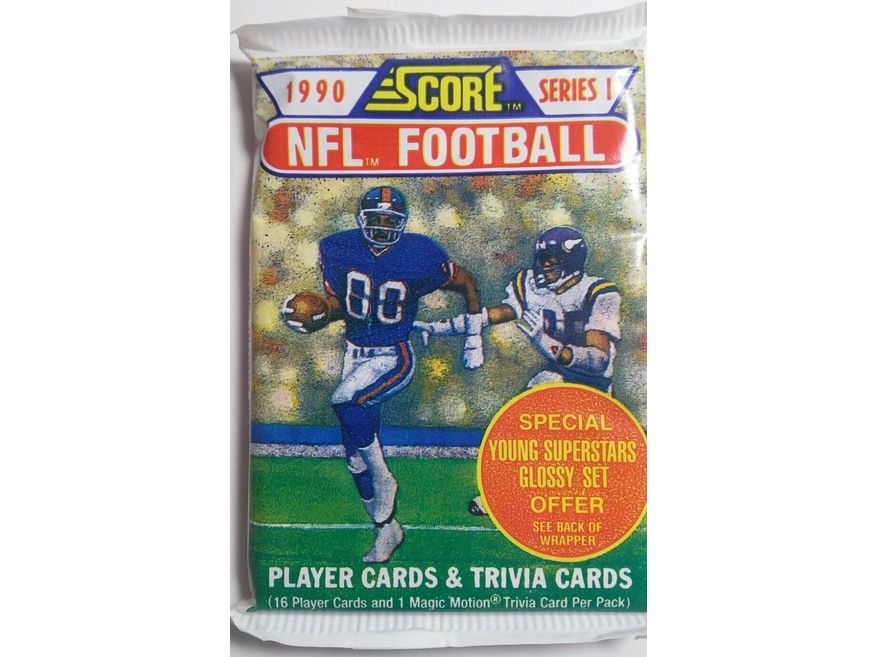 Score - 1990 - Football -Series 1 - Pack — Cardboard Memories Inc.