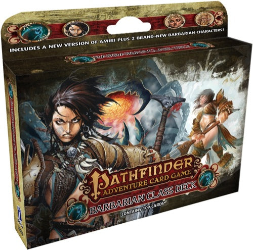 Paizo - Pathfinder Adventure Card Game Barbarian Class Deck — Cardboard ...
