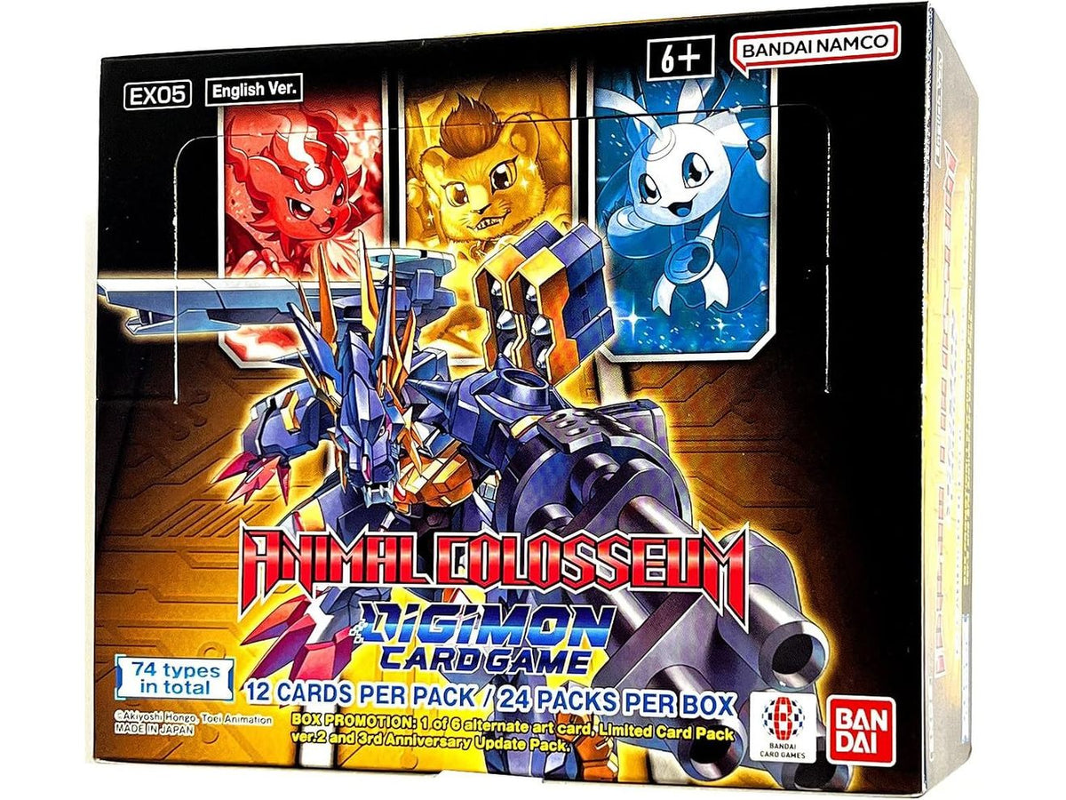 Bandai Digimon Animal Colosseum Trading Card Booster Box — Cardboard ...