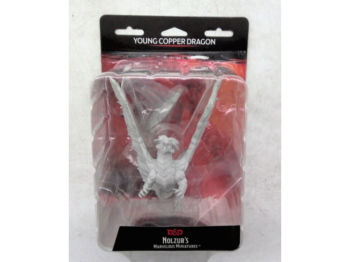 Dungeons and Dragons - Miniatures - Young Copper Dragon — Cardboard ...