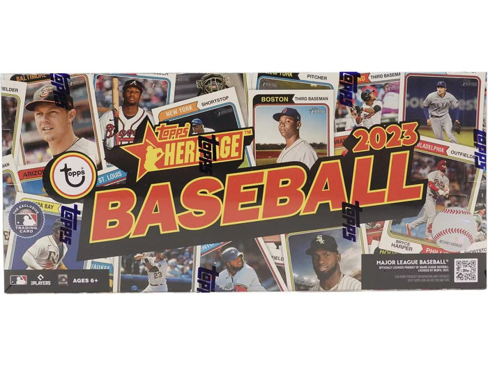 Topps - 2023 - Baseball - Heritage - Trading Card Hobby Box — Cardboard ...