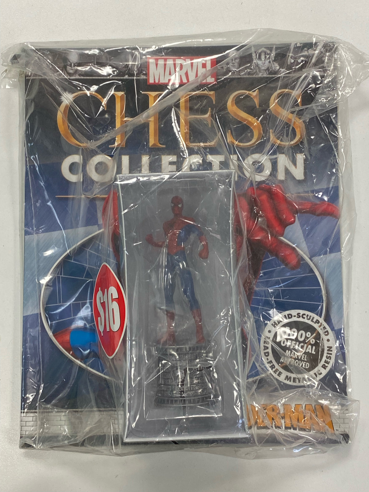 Marvel Chess Collection Spider-Man File & Boxed Figure *DMG* — Cardboard Memories Inc.