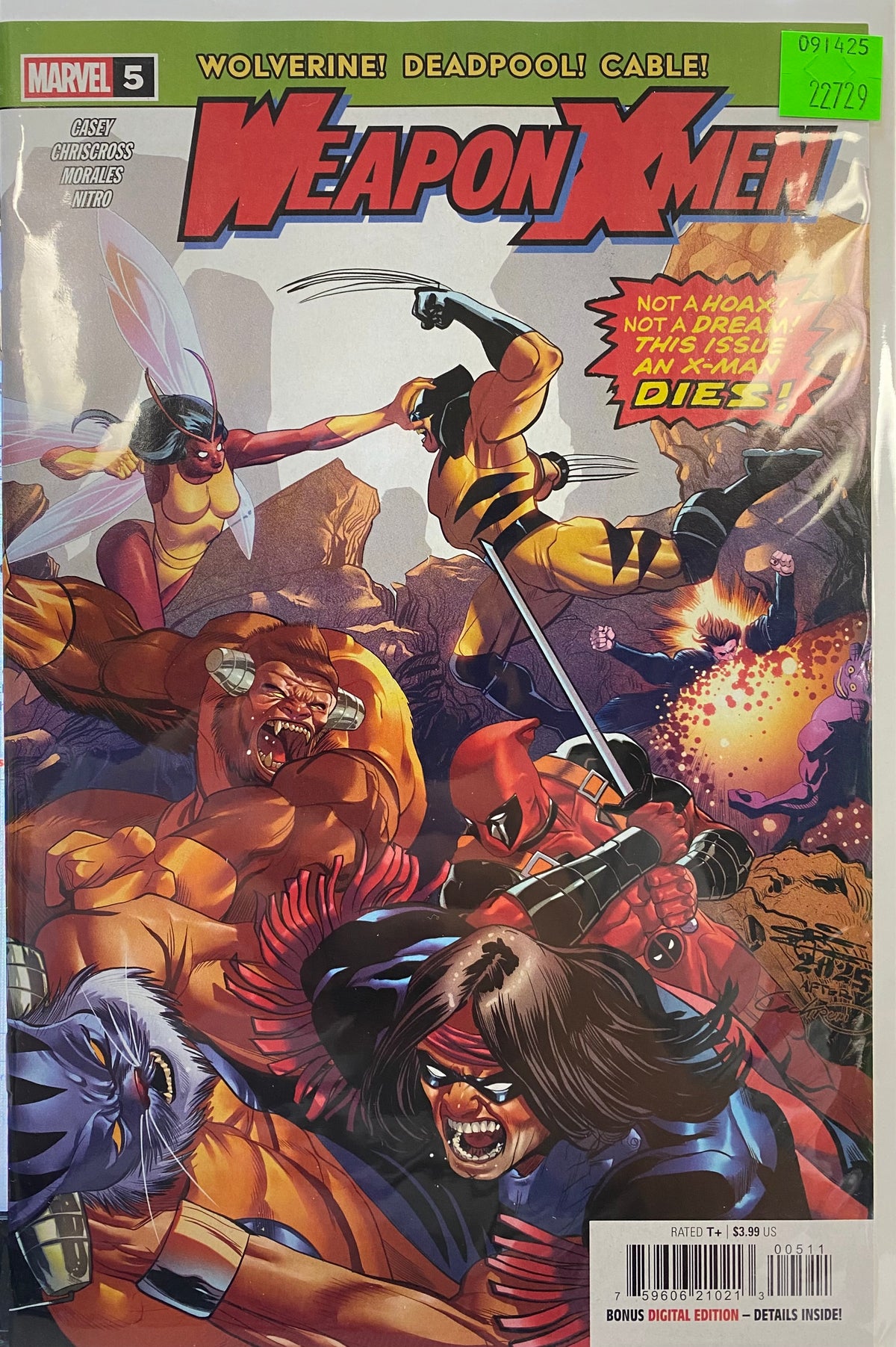 Marvel Comics - Weapon X-Men (2025) 005 of 5 (Cond. VF-) — Cardboard ...