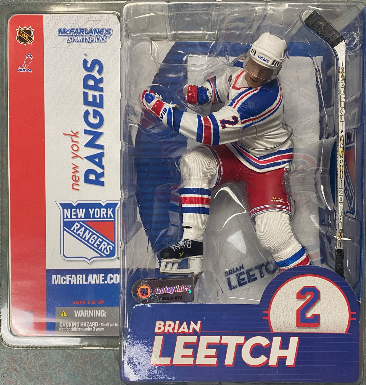 NHL - New York Rangers - Brian Leetch Figure — Cardboard Memories Inc.