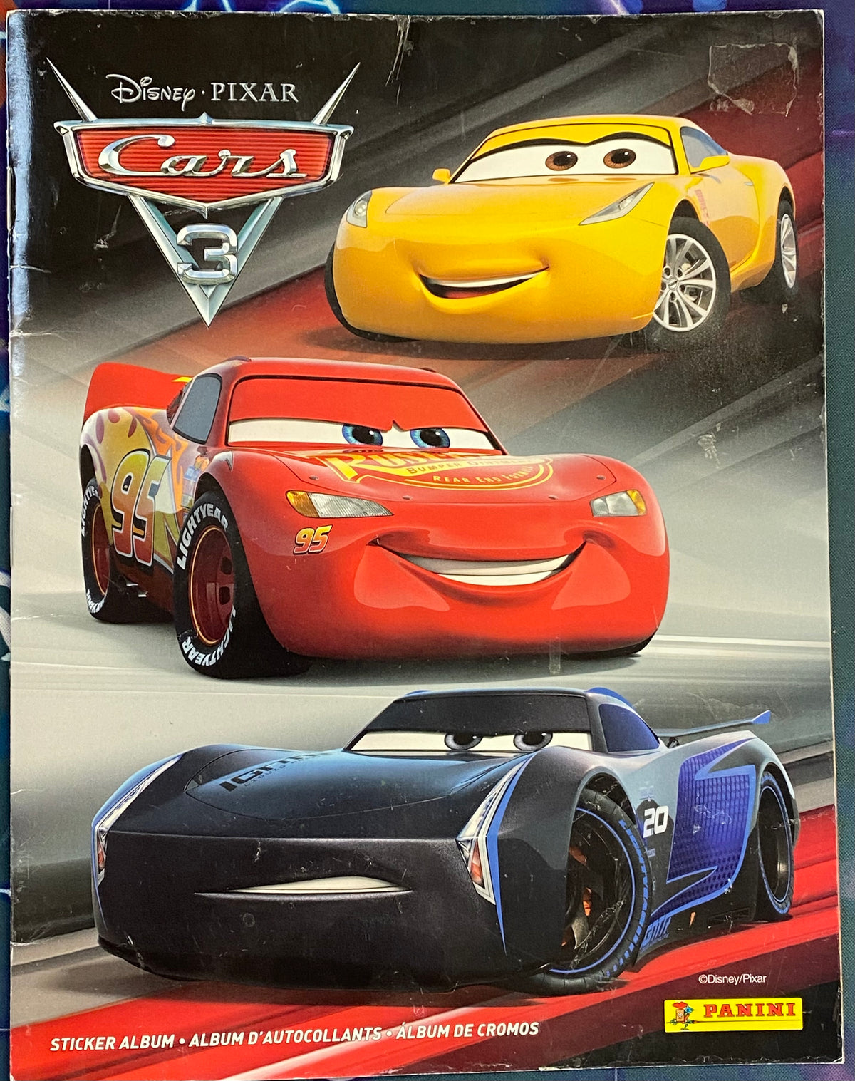 Panini - 2017 - Cars 3 - Sticker Album — Cardboard Memories Inc.