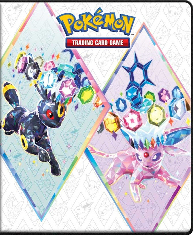 Pokemon - Prismatic Evolutions - 4 Pocket Portfolio Binder — Cardboard ...