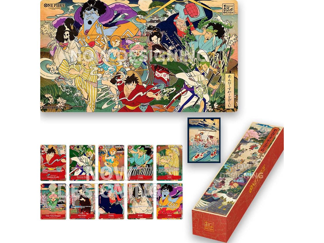 Bandai - One Piece 1st Year Anniversary Set English Version — Cardboard ...