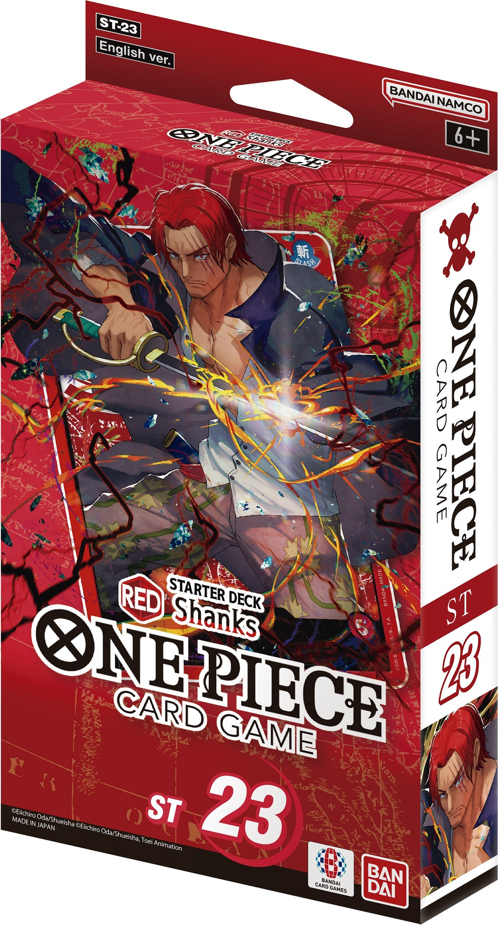 Bandai - One Piece Card Game - ST23 Red Shanks Starter Deck — Cardboard ...
