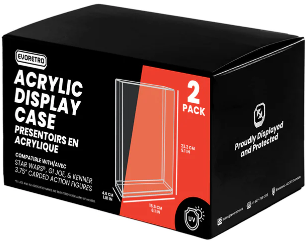 Evoretro - Star Wars & GI Joe Action Figure Acrylic Cases — Cardboard ...