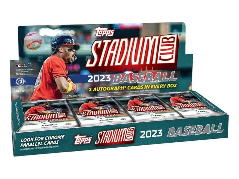 Topps - 2023 - Baseball - Stadium Club - Hobby Box — Cardboard Memories ...
