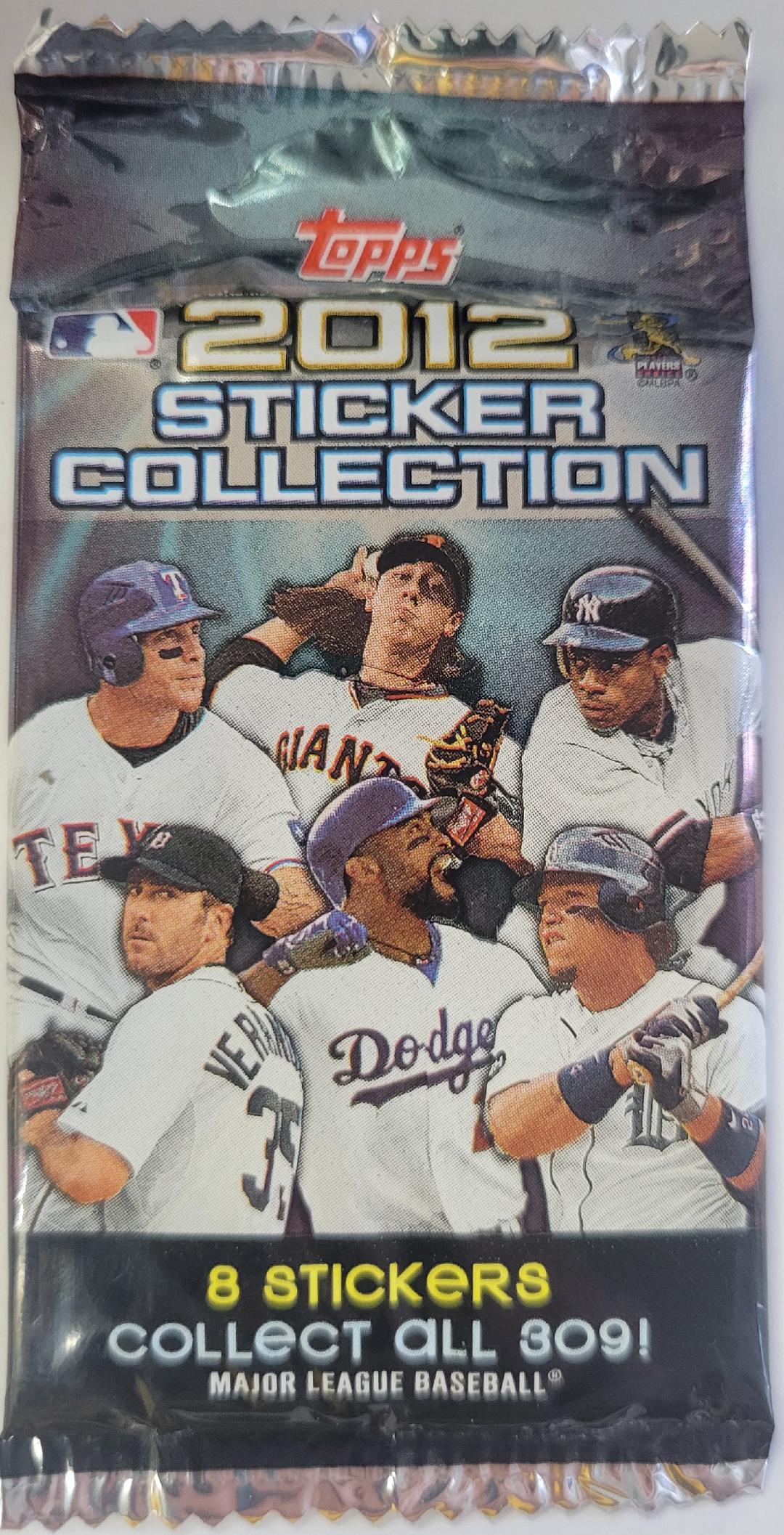 Topps - 2012 - Baseball - Sticker Collection - Sticker Pack — Cardboard ...