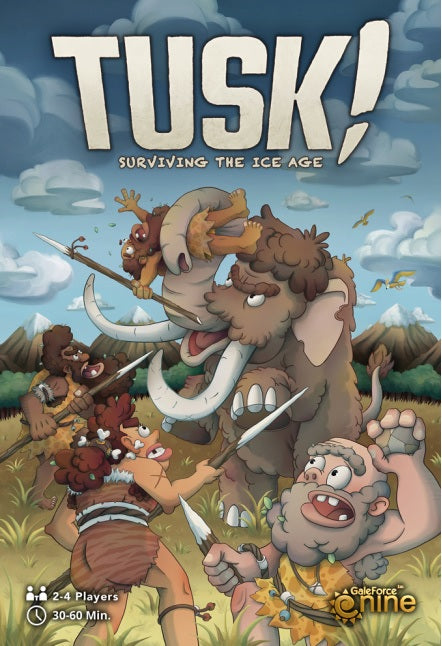 Gale Force Nine - Tusk! - Surviving the Ice Age — Cardboard Memories Inc.