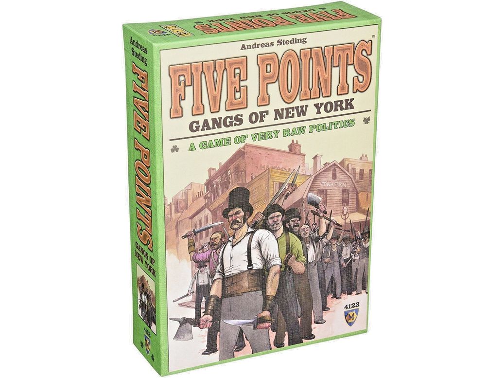 Mayfair Games - Five Points - Gangs of New York — Cardboard Memories Inc.