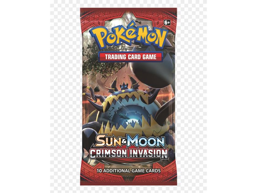 Pokemon - Sun and Moon - Crimson Invasion - Booster Pack — Cardboard ...