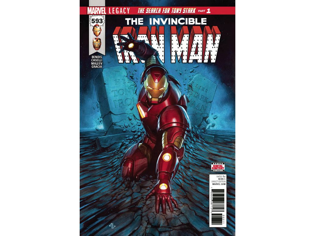Marvel Comics - Invincible Iron Man 593 - 7781 — Cardboard Memories Inc.