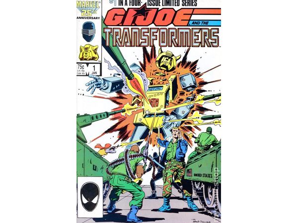 GI Joe and The Transformers (1987) 001 (Cond. VF-) — Cardboard Memories ...