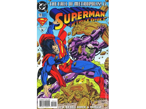 DC Comics - Action Comics (1938) 701 (Cond. VF-) - 9194 — Cardboard ...