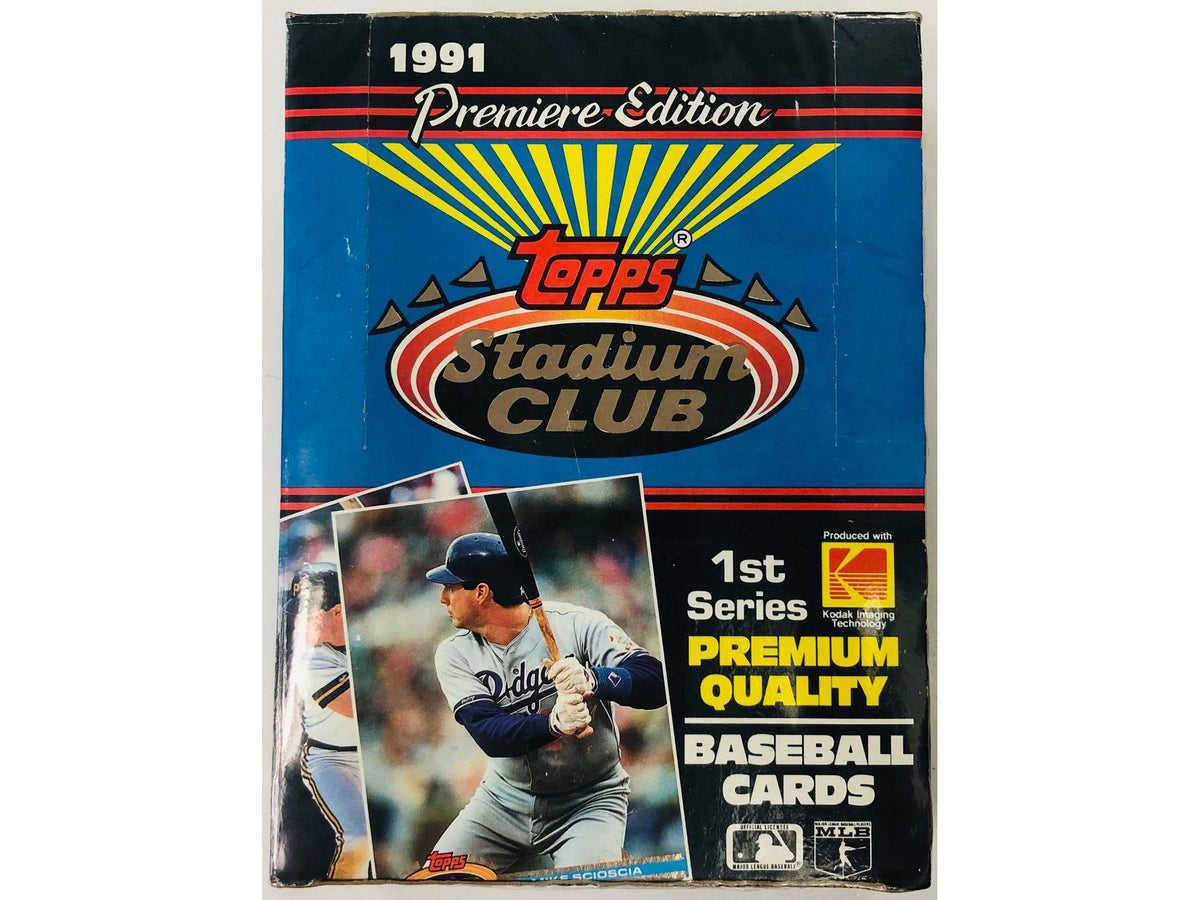 Topps - 1991 - Series 1 - Baseball - Stadium Club - Hobby Box ...