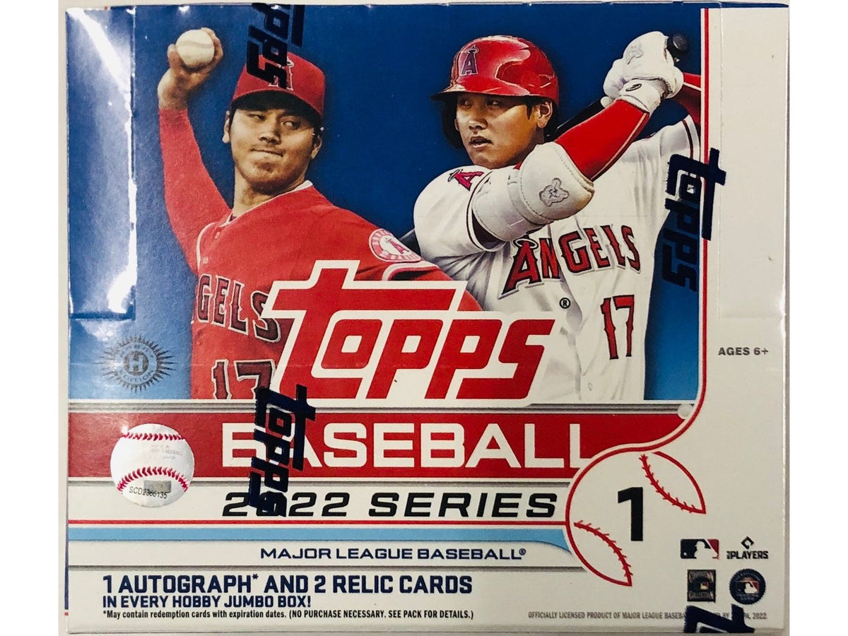 Topps - 2022 - Baseball - Series 1 - Trading Card Jumbo Box — Cardboard ...