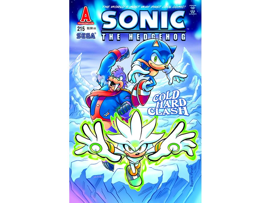 Archie Comics - Sonic the Hedgehog 215 - 3720 — Cardboard Memories Inc.