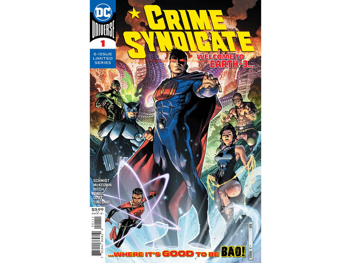 DC Comics - Crime Syndicate 001 of 6 (Cond. VF-) - 9388 — Cardboard ...