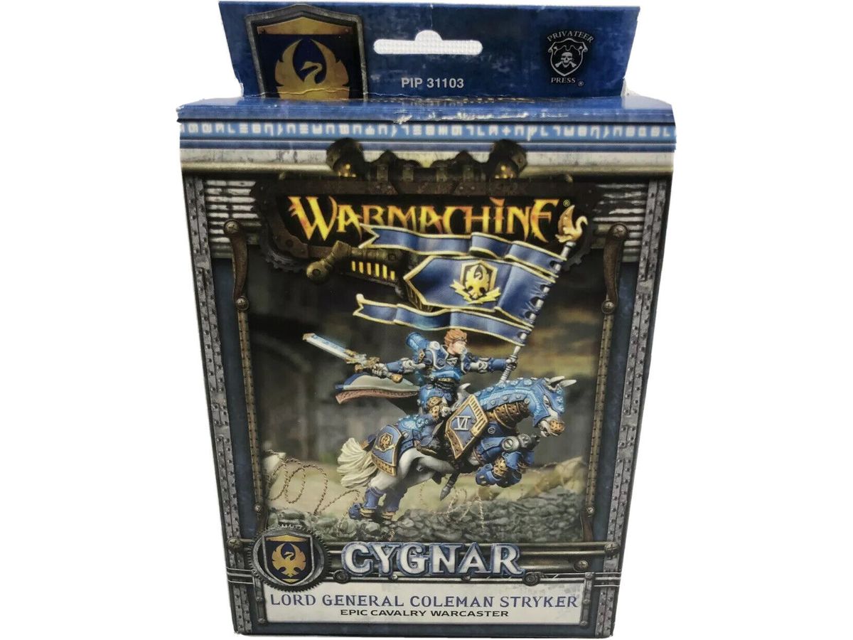 Warmachine - Cygnar - Lord General Coleman Stryker Warcaster ...