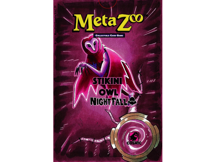 Metazoo - Nightfall Theme Deck - Stikini Owl | Cardboard Memories Inc.