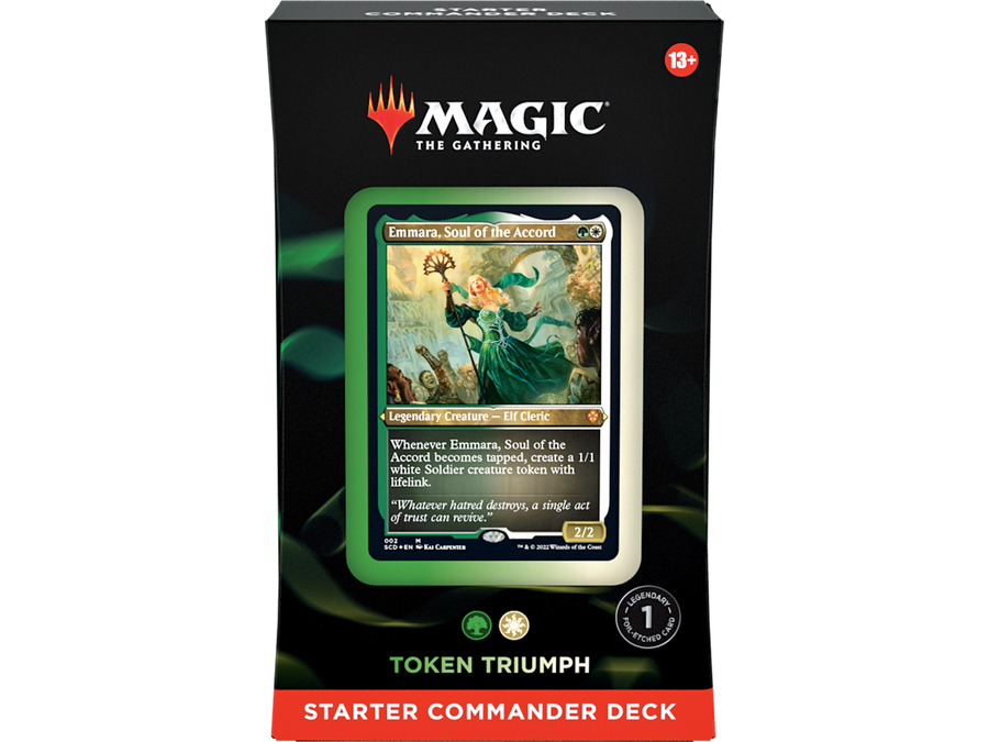 Magic the Gathering - Starter Commander Deck - Token Triumph ...