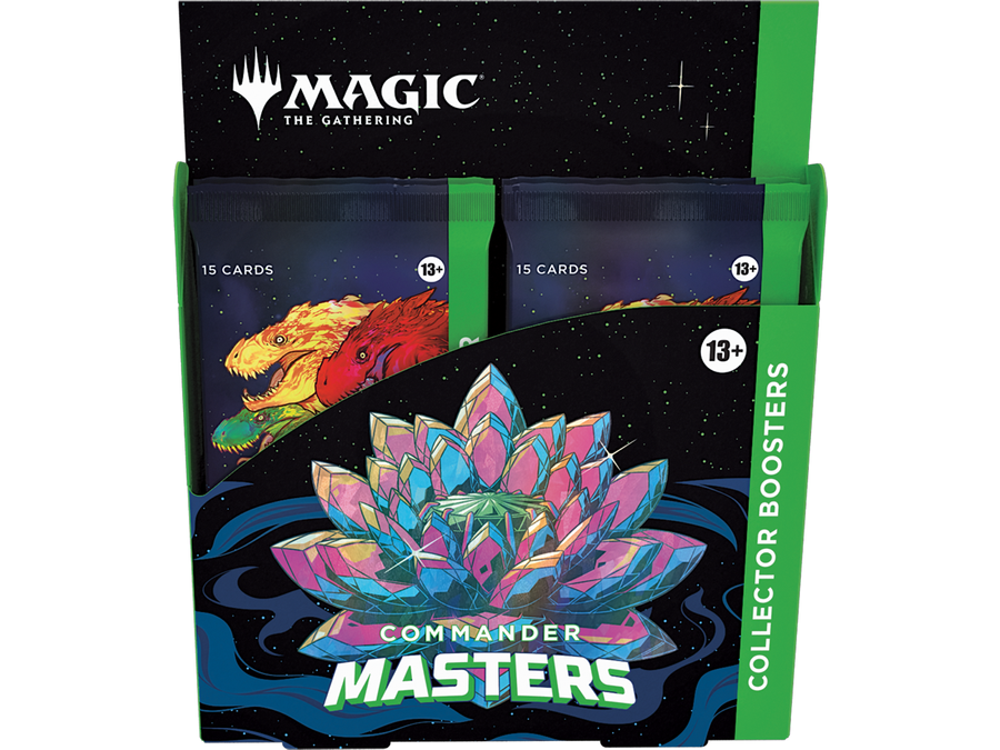 Magic the Gathering Commander Masters Collector Booster Box — Cardboard ...