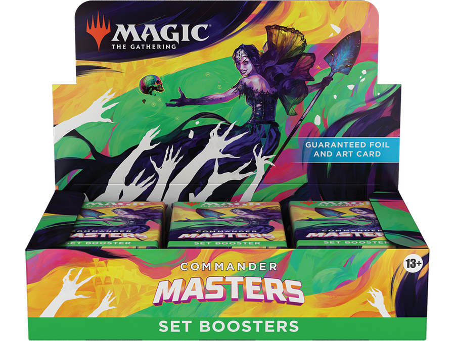 Magic the Gathering - Commander Masters - Set Booster Box — Cardboard ...